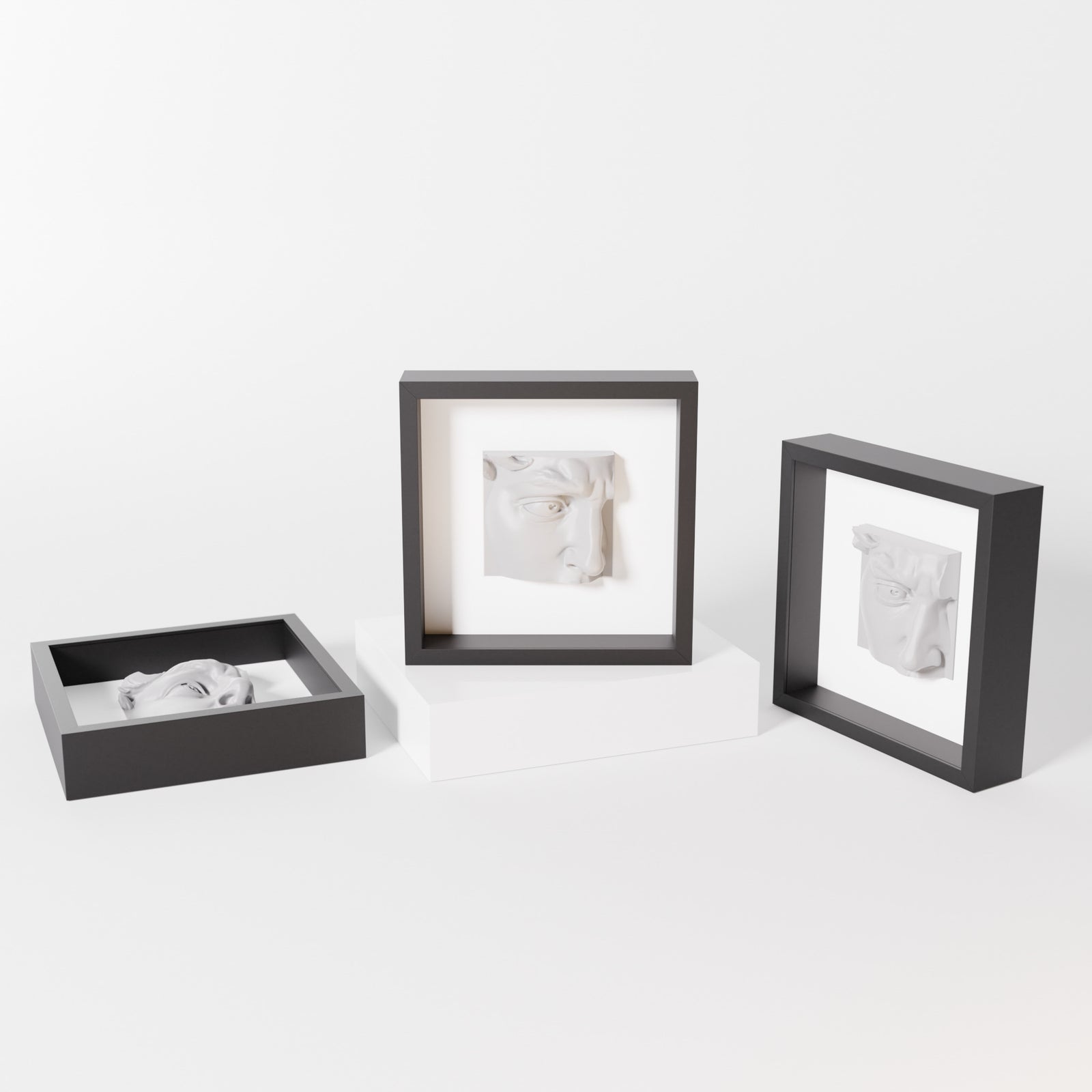 David's Eye | Sculpture Wall Art | Frame & Sculpture